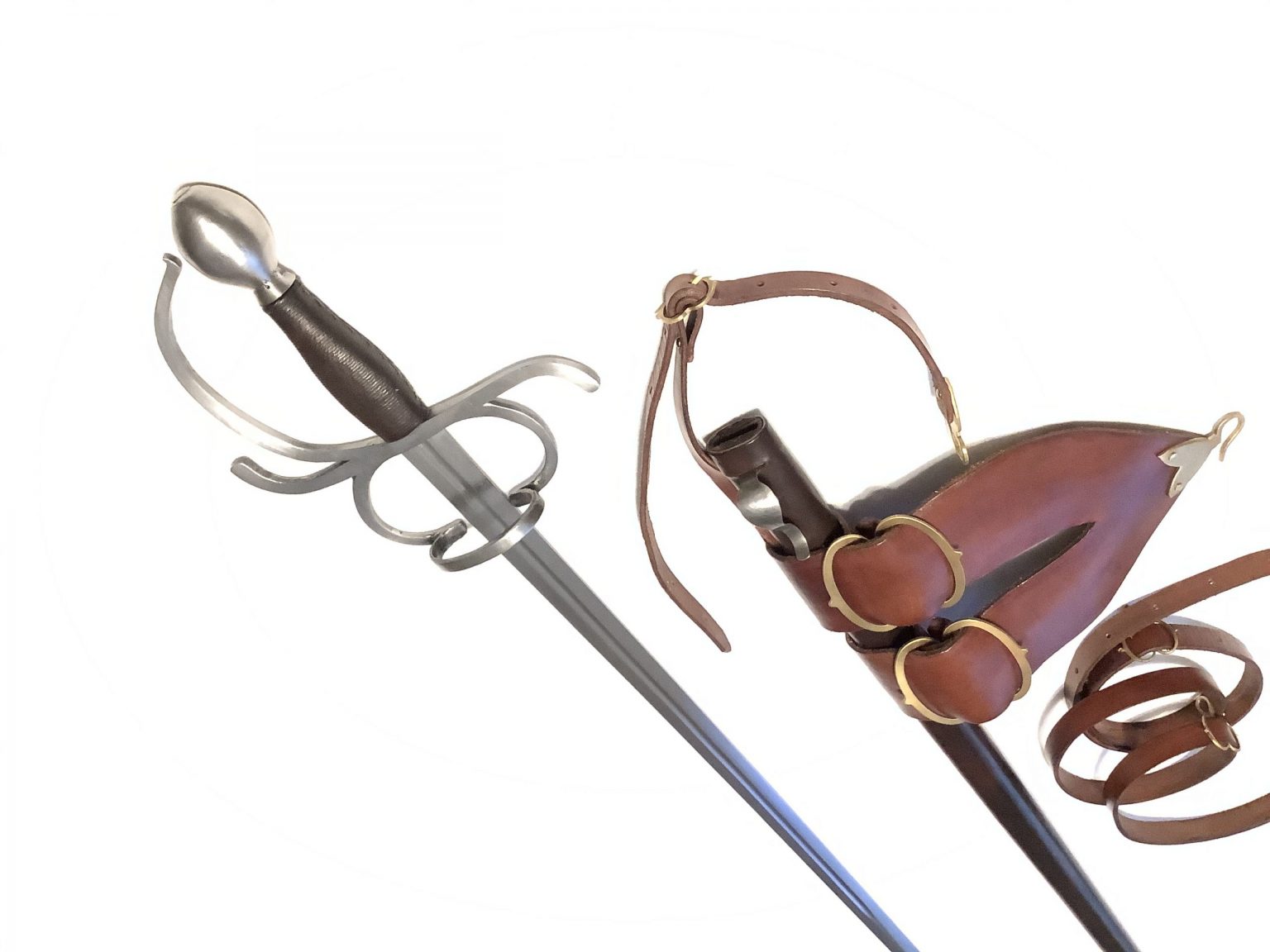 Soldat Rapier w/Scabbard by Krieger Historical - HEMA Supplies