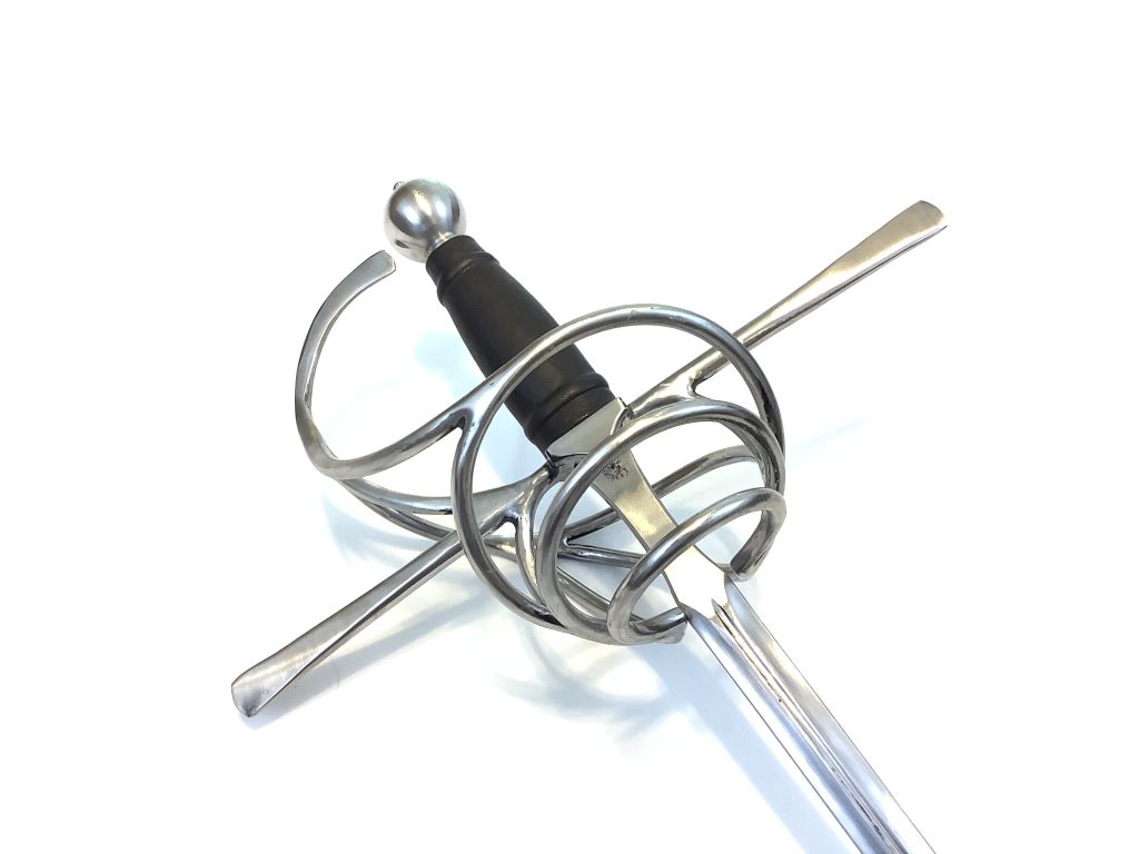 Peter Swept Hilt Rapier - Polished Finish by Bloss - HEMA Supplies
