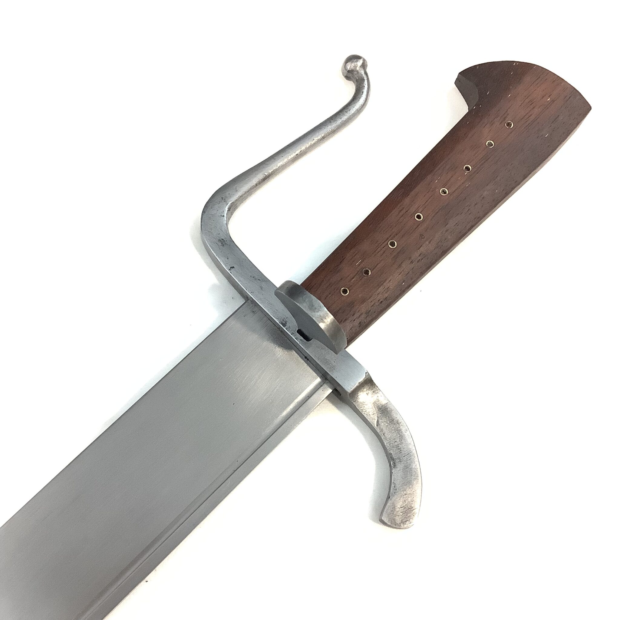 Rauber Messer w/Black Scabbard and Belt, BLUNT - HEMA Supplies