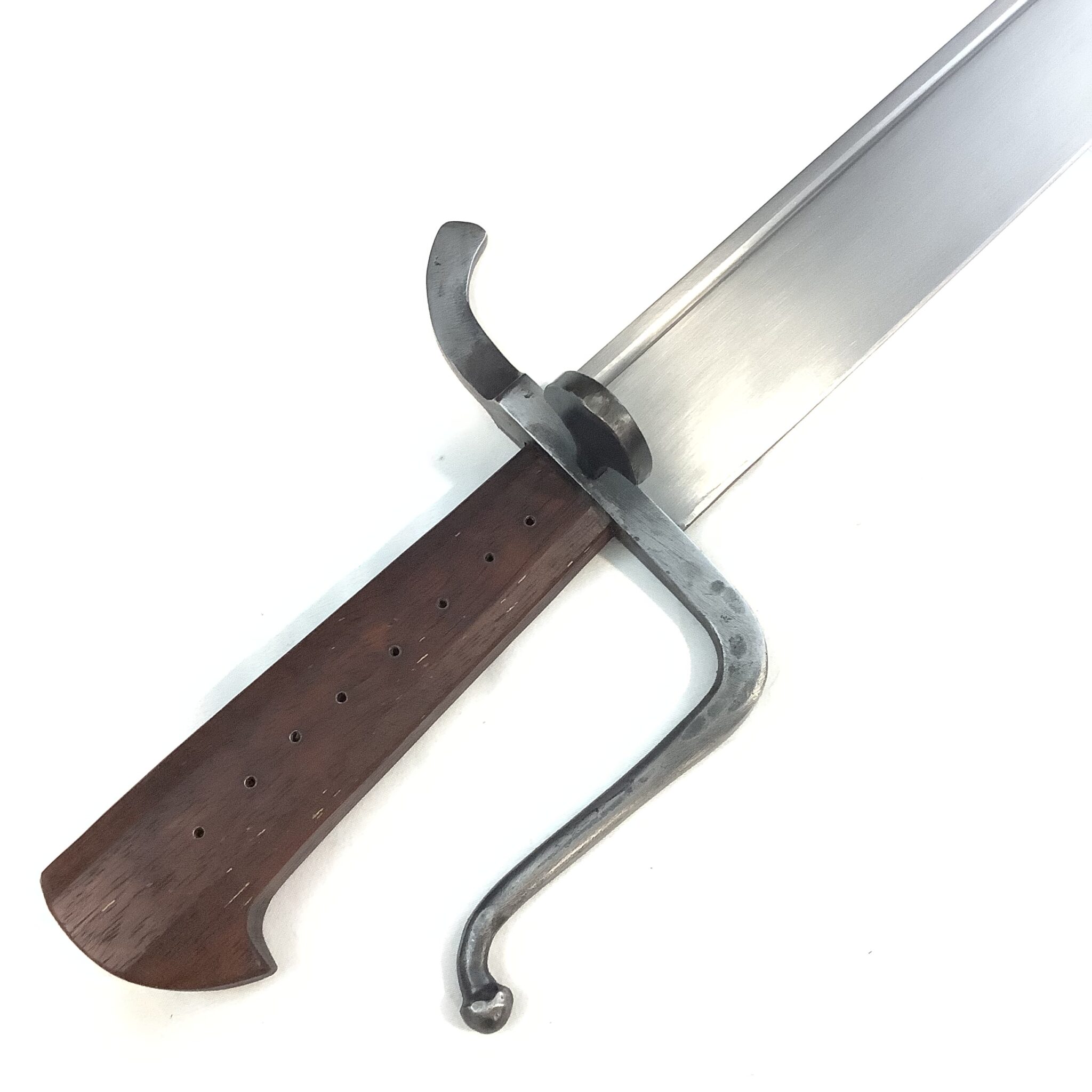 Rauber Messer w/Black Scabbard and Belt, SHARP!!! - HEMA Supplies