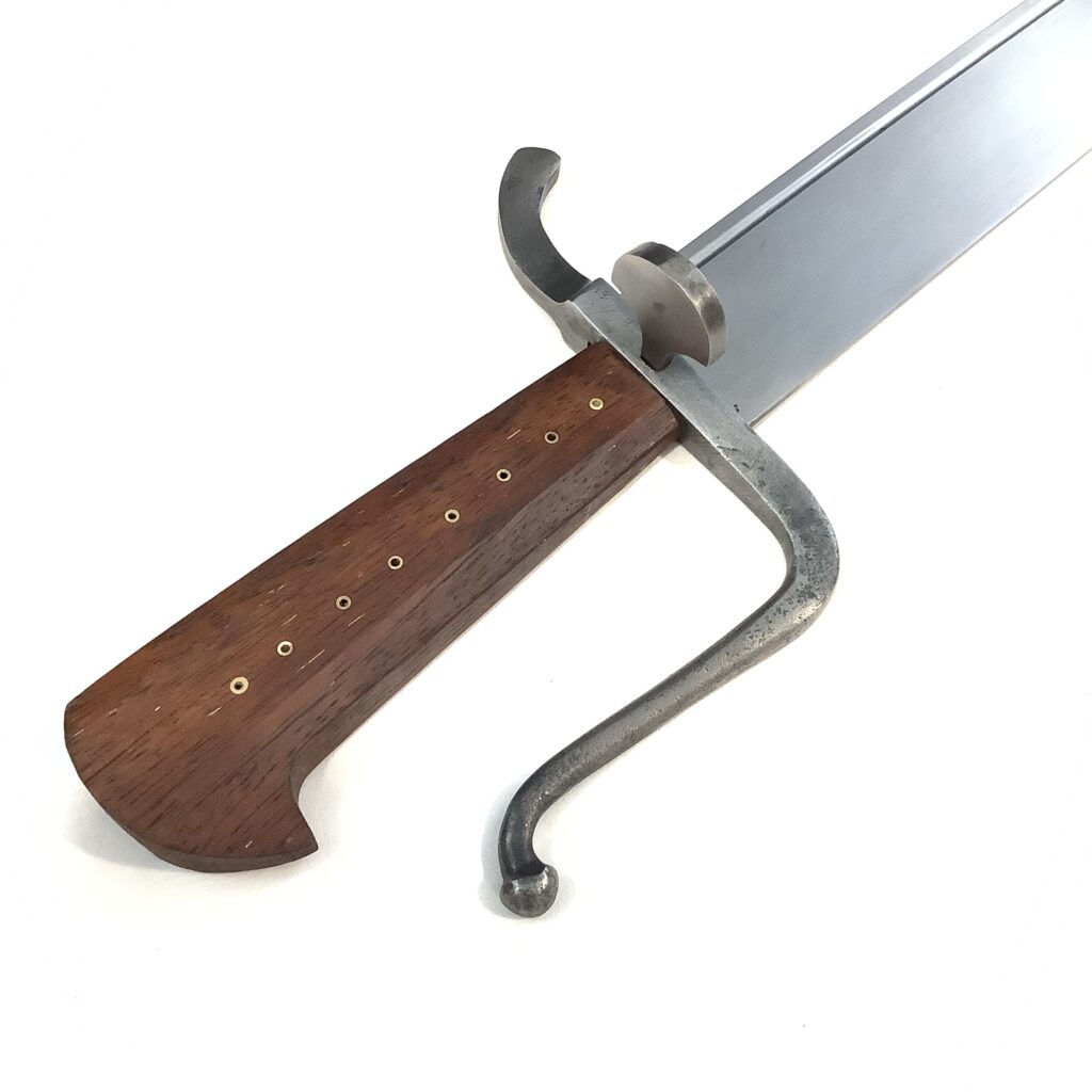 Rauber Messer w/Brown Scabbard and Belt, Blunt - HEMA Supplies