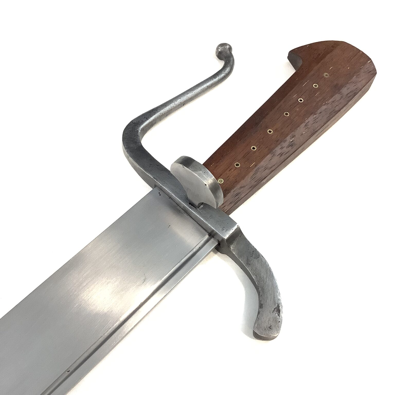 Rauber Messer w/Brown Scabbard and Belt, Blunt - HEMA Supplies