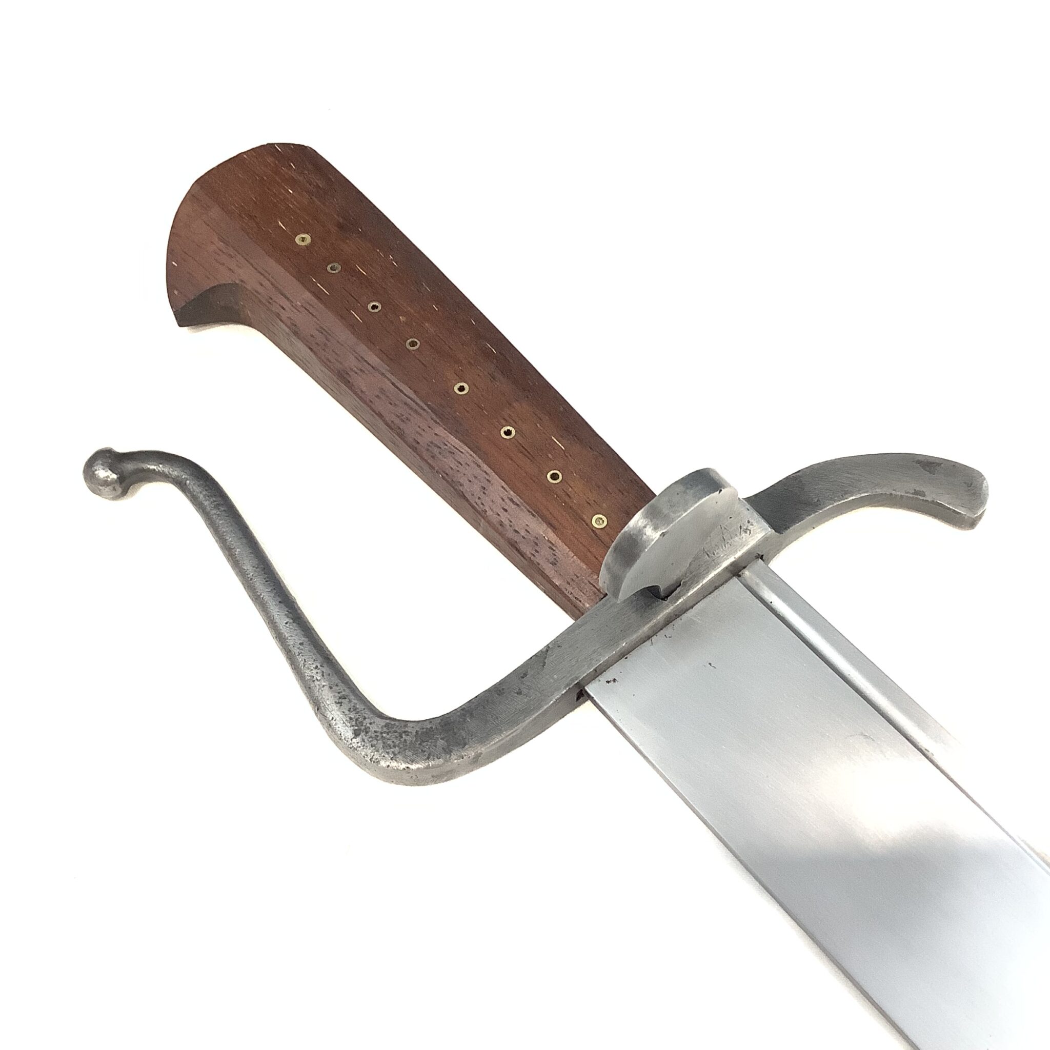 Rauber Messer w/Brown Scabbard and Belt, Blunt - HEMA Supplies