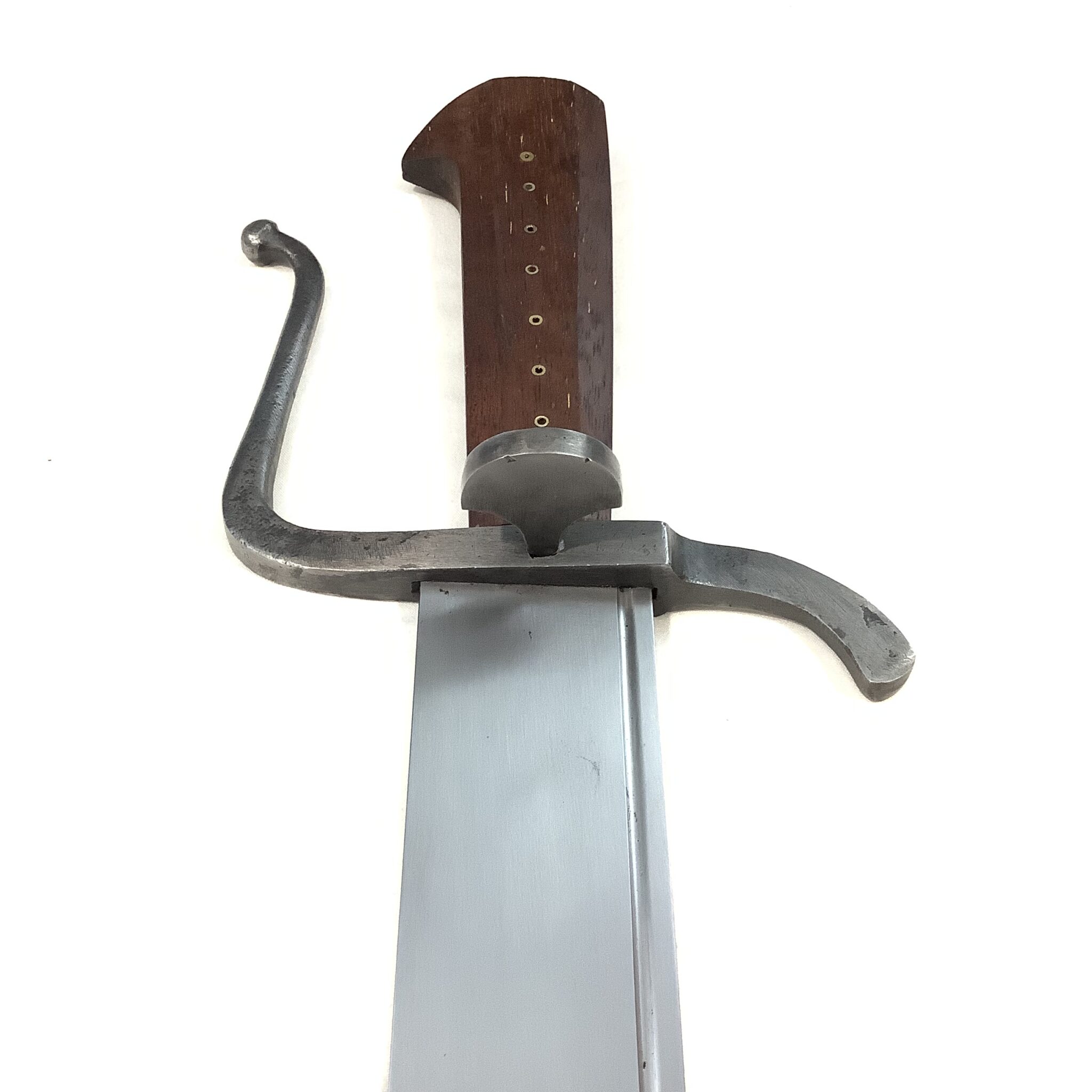 Rauber Messer w/Brown Scabbard and Belt, Blunt - HEMA Supplies