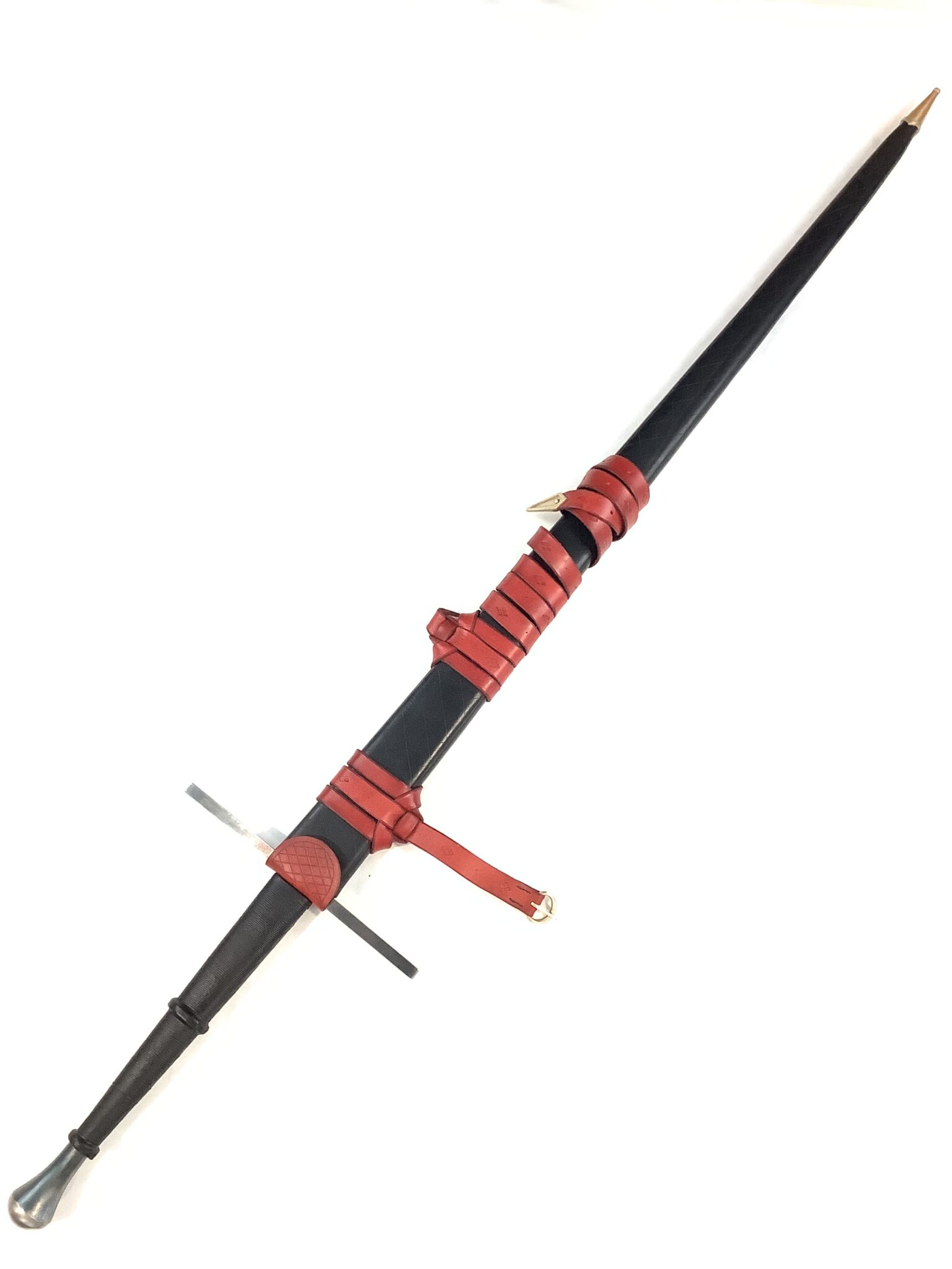 Läufer Longsword and Black Scabbard/Red Belt by Krieger Historical ...