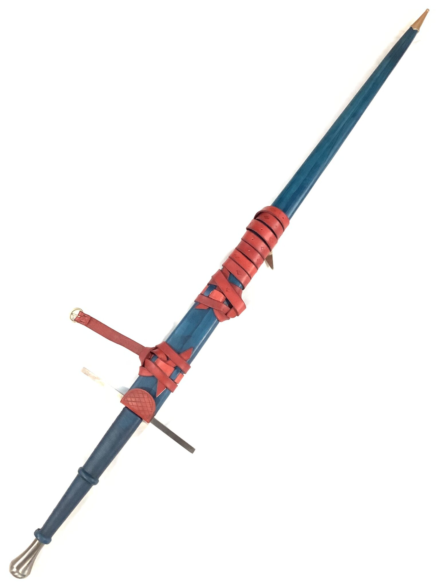 Läufer Longsword and Blue Scabbard/Red Belt by Krieger Historical ...