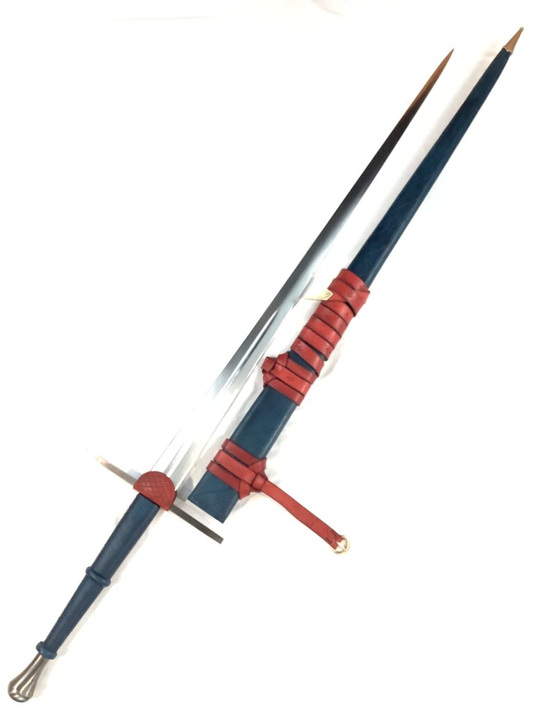 Läufer Longsword and Blue Scabbard/Red Belt by Krieger Historical ...