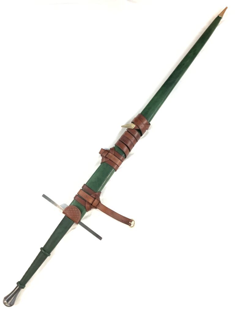 Läufer Longsword and Green Scabbard/Brown Belt by Krieger Historical ...