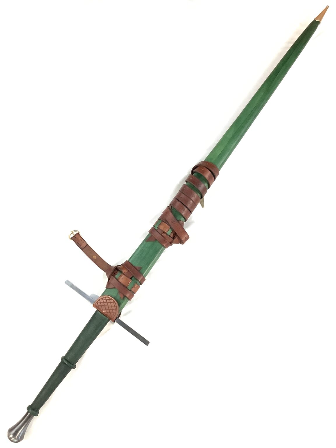 Läufer Longsword and Green Scabbard/Brown Belt by Krieger Historical ...