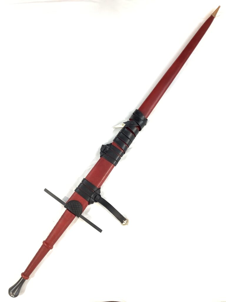 Läufer Longsword and Red Scabbard/Black Belt by Krieger Historical ...
