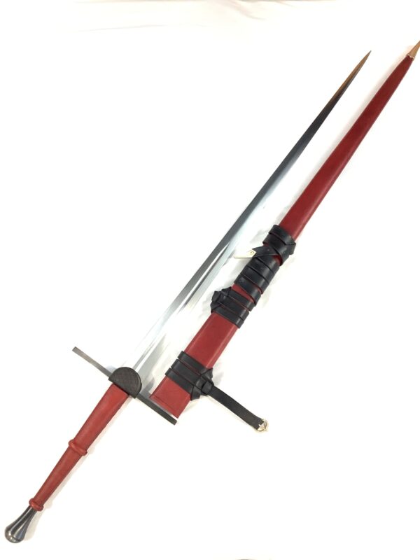 Läufer Longsword and Red Scabbard/Black Belt by Krieger Historical ...