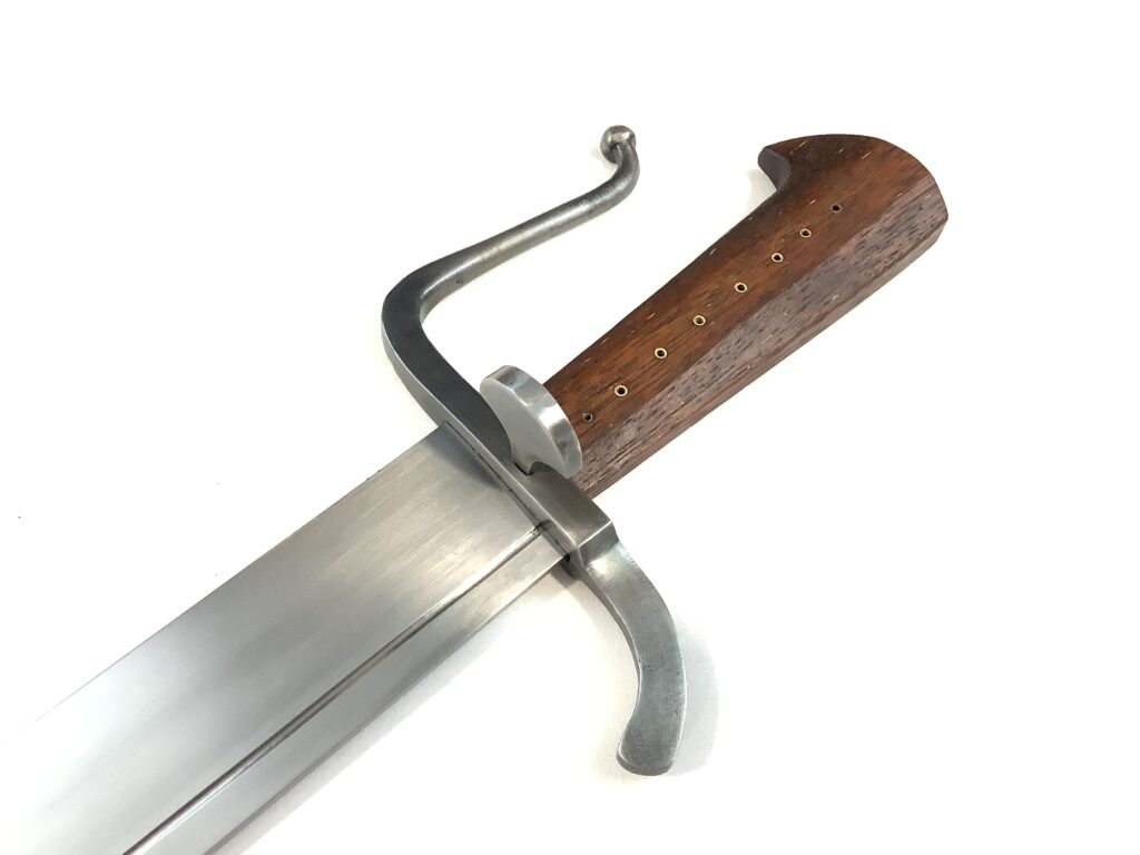 Rauber Messer w/Purple Scabbard and Yellow Belt - Sharp! - HEMA Supplies